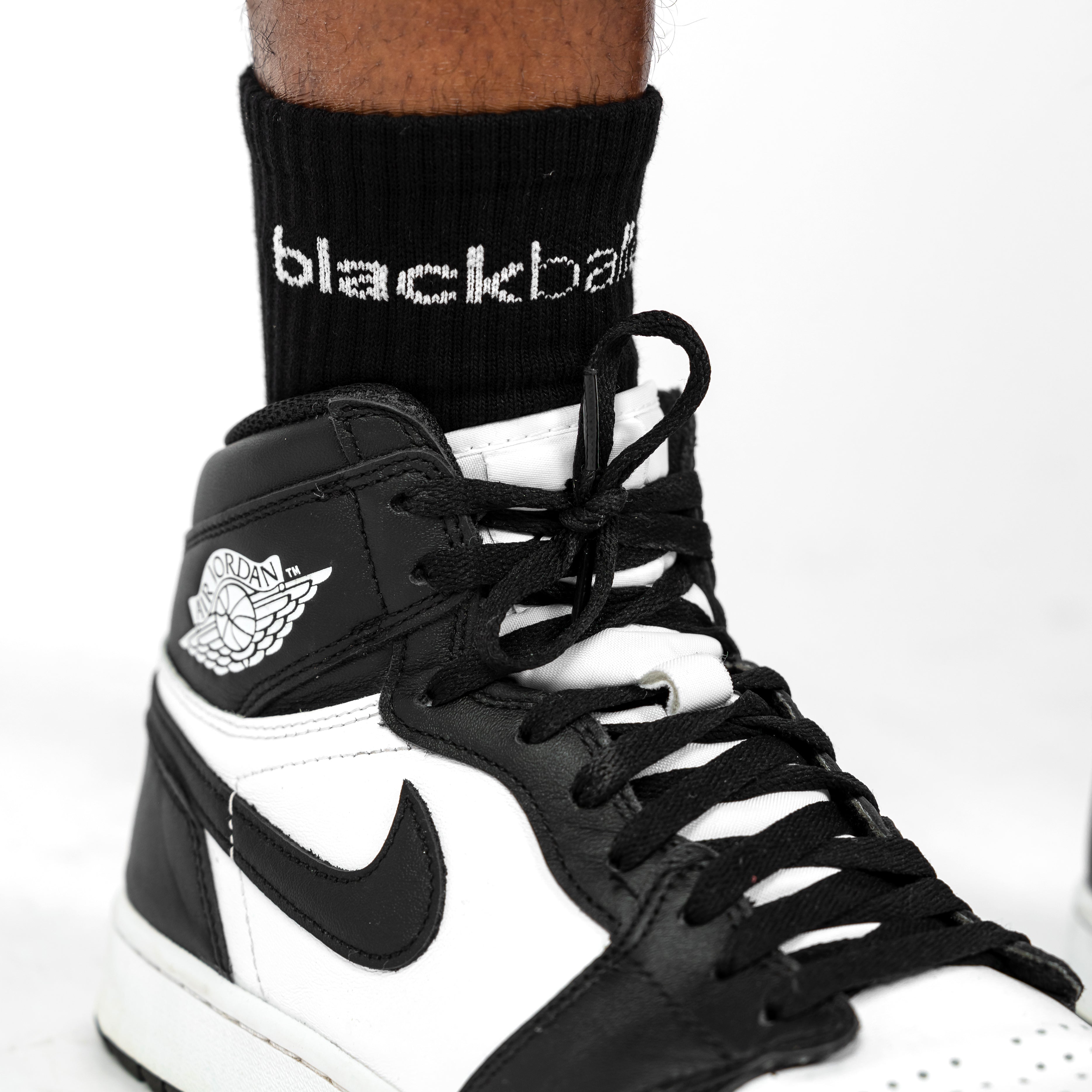 BBG Hybrid Sock (Black) – Blackballed Golf