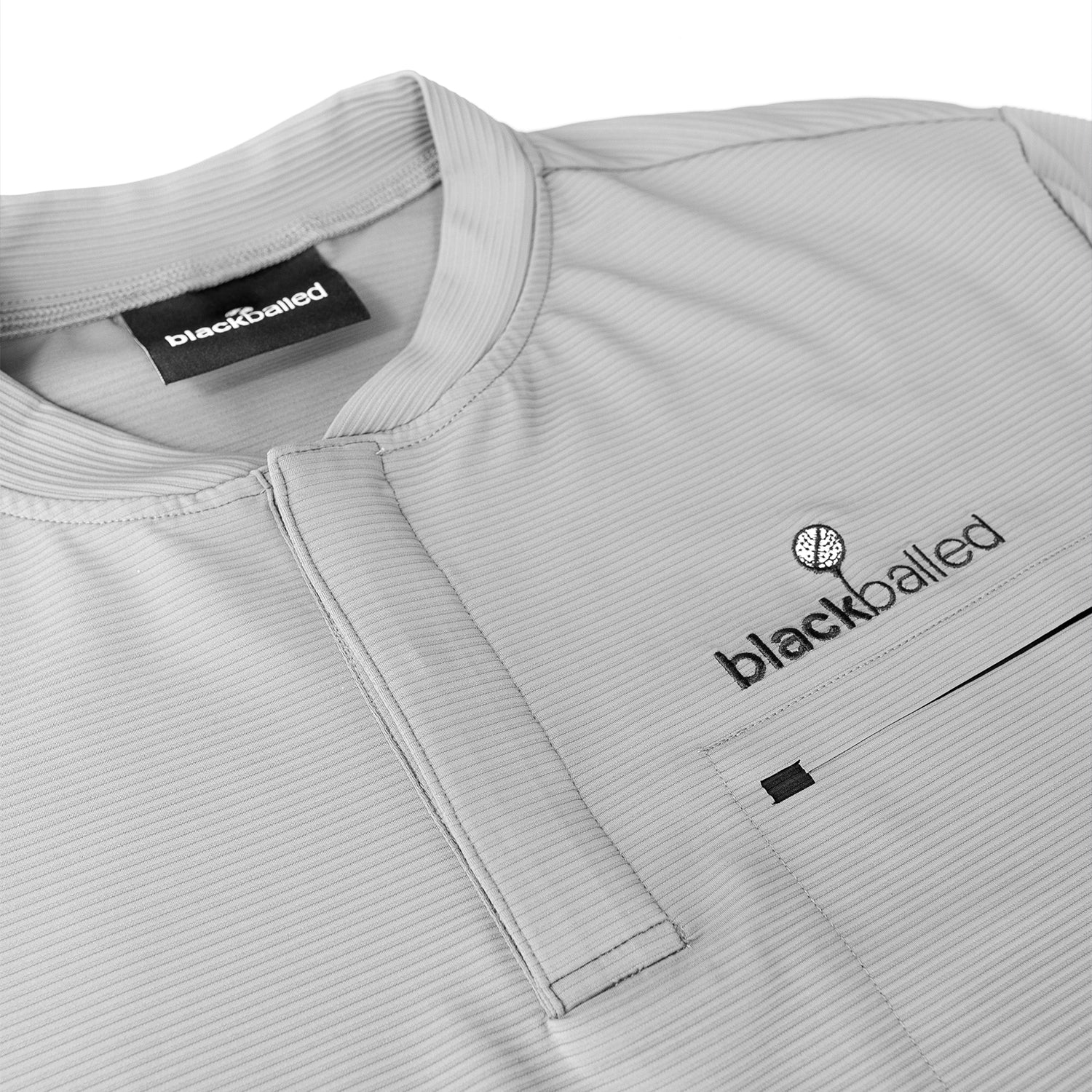 Blackballed Blade Polo (Grey) – Blackballed Golf