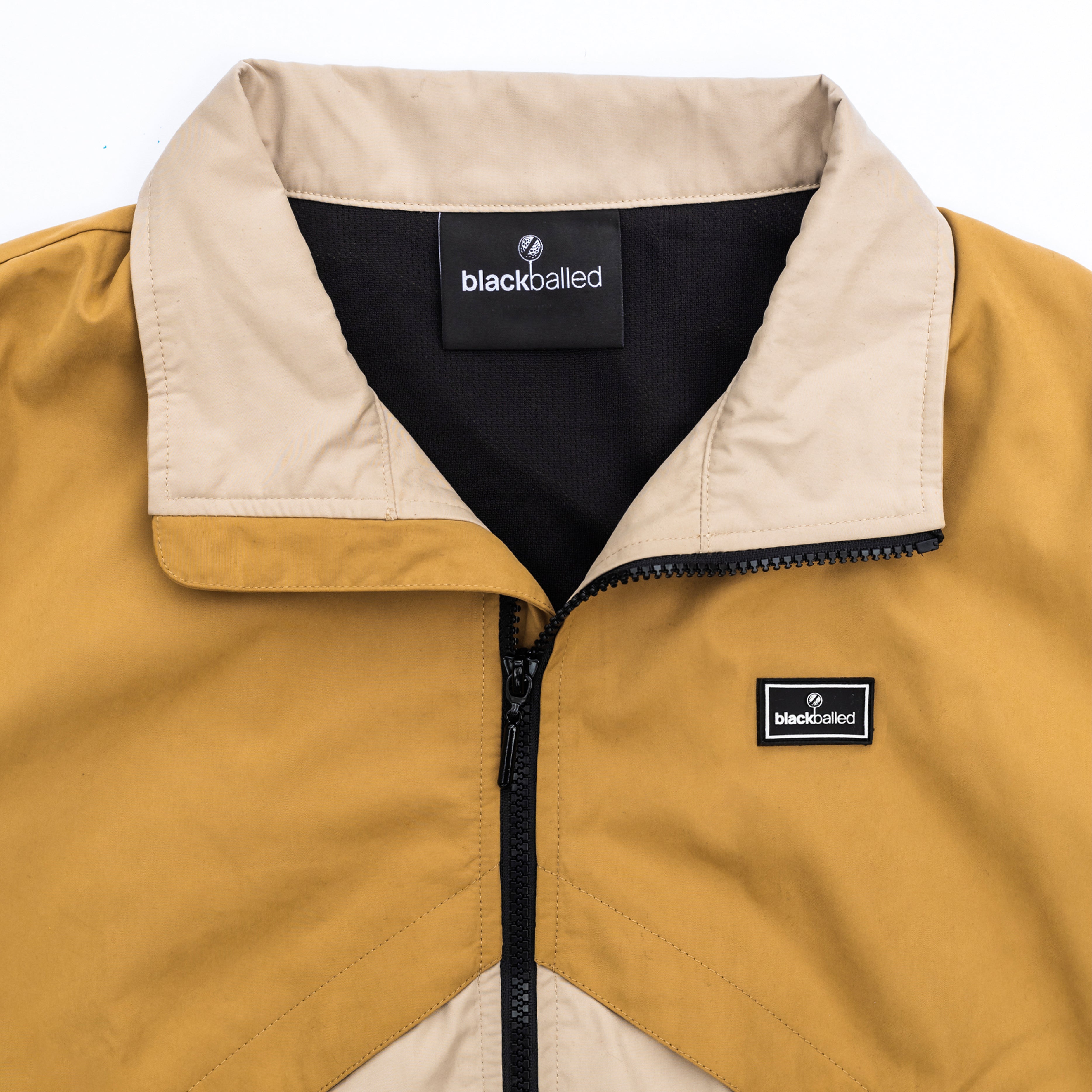 Two-Tone Chevron Jacket (Brown) – Blackballed Golf